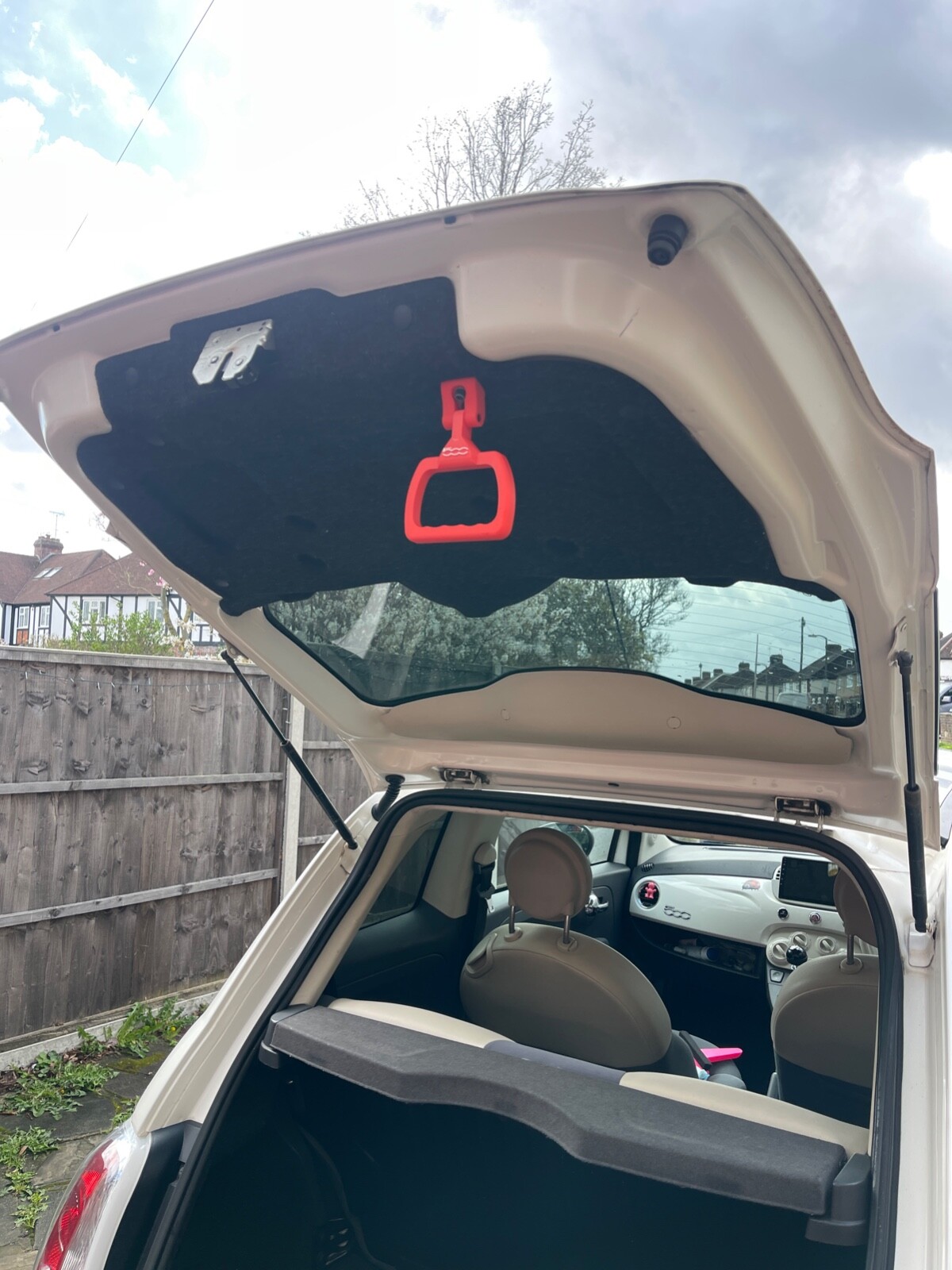 FIAT 500 BOOT PULL HANDLE | eBay