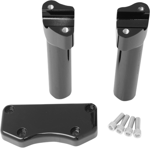 DS Blk 6 Buffalo Straight Handlebar Riser Top Clamp Kit Softail Slim S ...