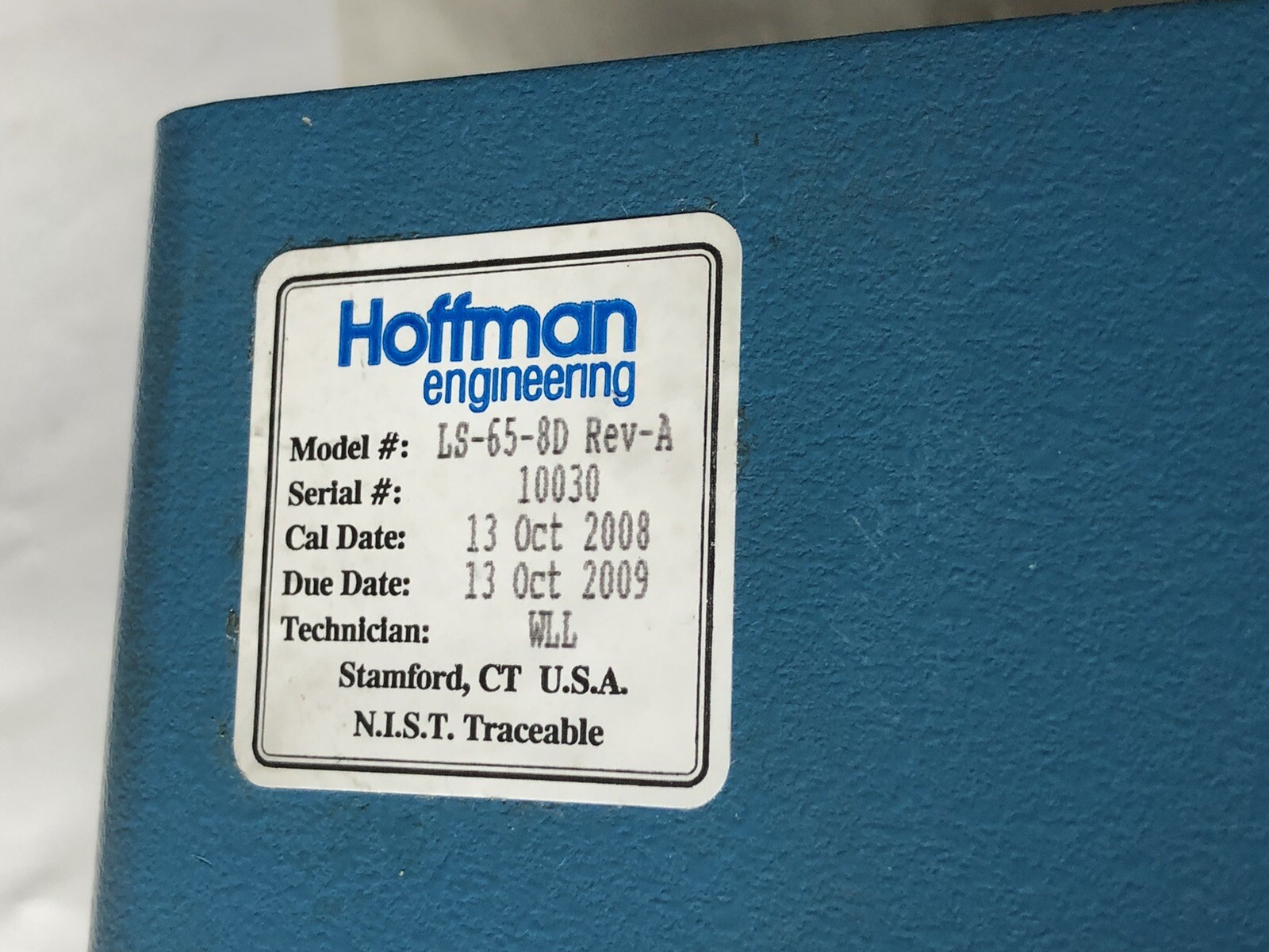 HOFFMAN LS-65-8D LUMINANCE/RADIANCE STANDARD,CH | eBay