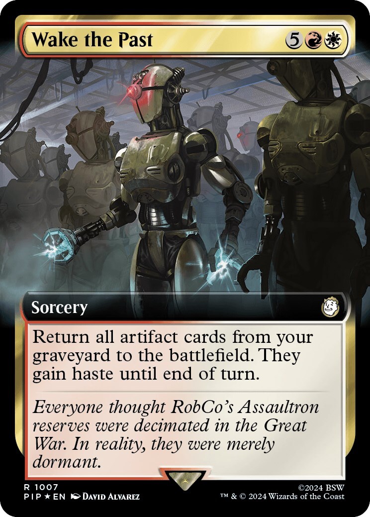 Wake the Past (Extended Art) (Surge Foil) Universes Beyond: Fallout ...