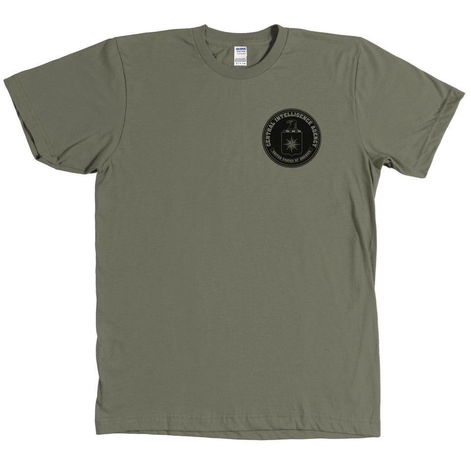 CIA Central Intelligence Agency Seal T Shirt US Government Spy Tee ...