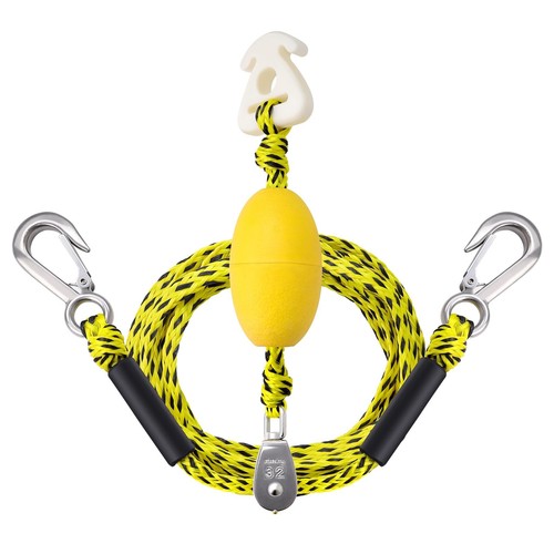 Boat Tow Rope with Stainless Steel, Floating Ropes for Towable Tubes ...