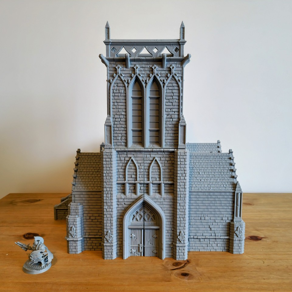 Wargaming Terrain Scenery | Large Cathedral Building | 28mm Scatter ...