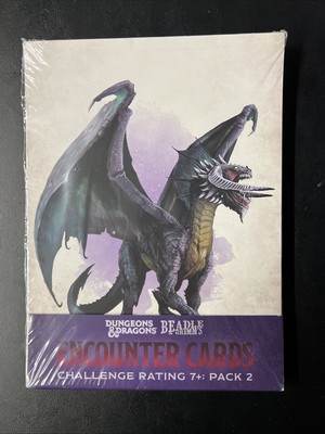 D&D 5E Encounter Cards: Challenge Rating 7+ Set 2 | eBay