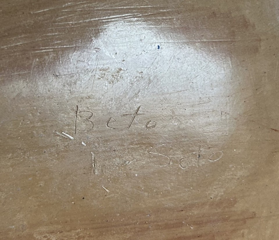 Vintage Mata Ortiz Native Large Pottery Vessel Pot Signed B. Soto ...