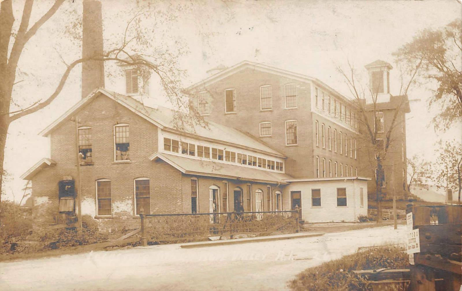 LOCUSTVILLE MILL Rhode Island postcard RPPC Hope Valley 1915 | eBay