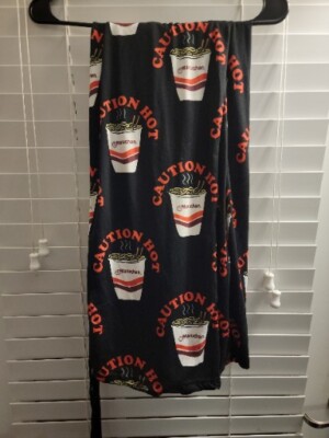 Adult Unisex Maruchan Ramen Noodles Caution Hot Pajama Sleepwear Lounge ...