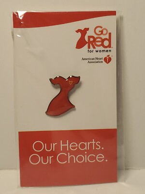 Go Red for Women pin (American Heart Association) - Macy's, Merck | eBay