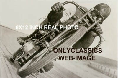 1921 OTTO WALKER HARLEY DAVIDSON RACER MOTORCYCLE RACING BOARDTRACK ...