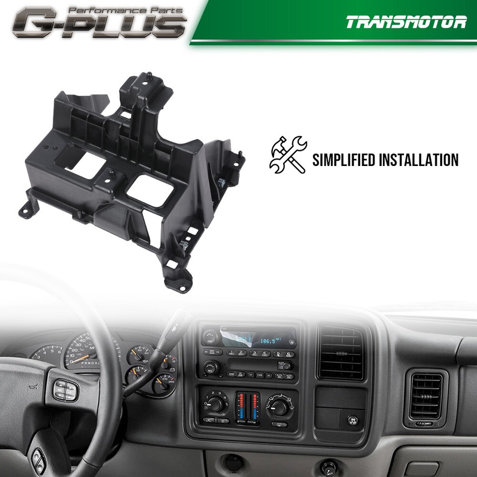 Fit For 03-06 Silverado Tahoe Sierra Dash Panel Double Din Radio Cage ...