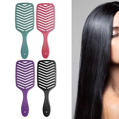 Professional Vented Hair Brush No Hair Pulling Detangling Styling ...