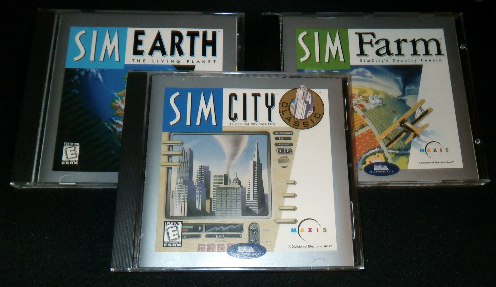 SimCity / SimEarth / SimFarm PC Game Lot | TESTED & WORKING | Fast ...