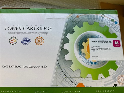 Use in HP LaserJet MFP M577Z M552/553 CF363X 508x Magenta Toner ...