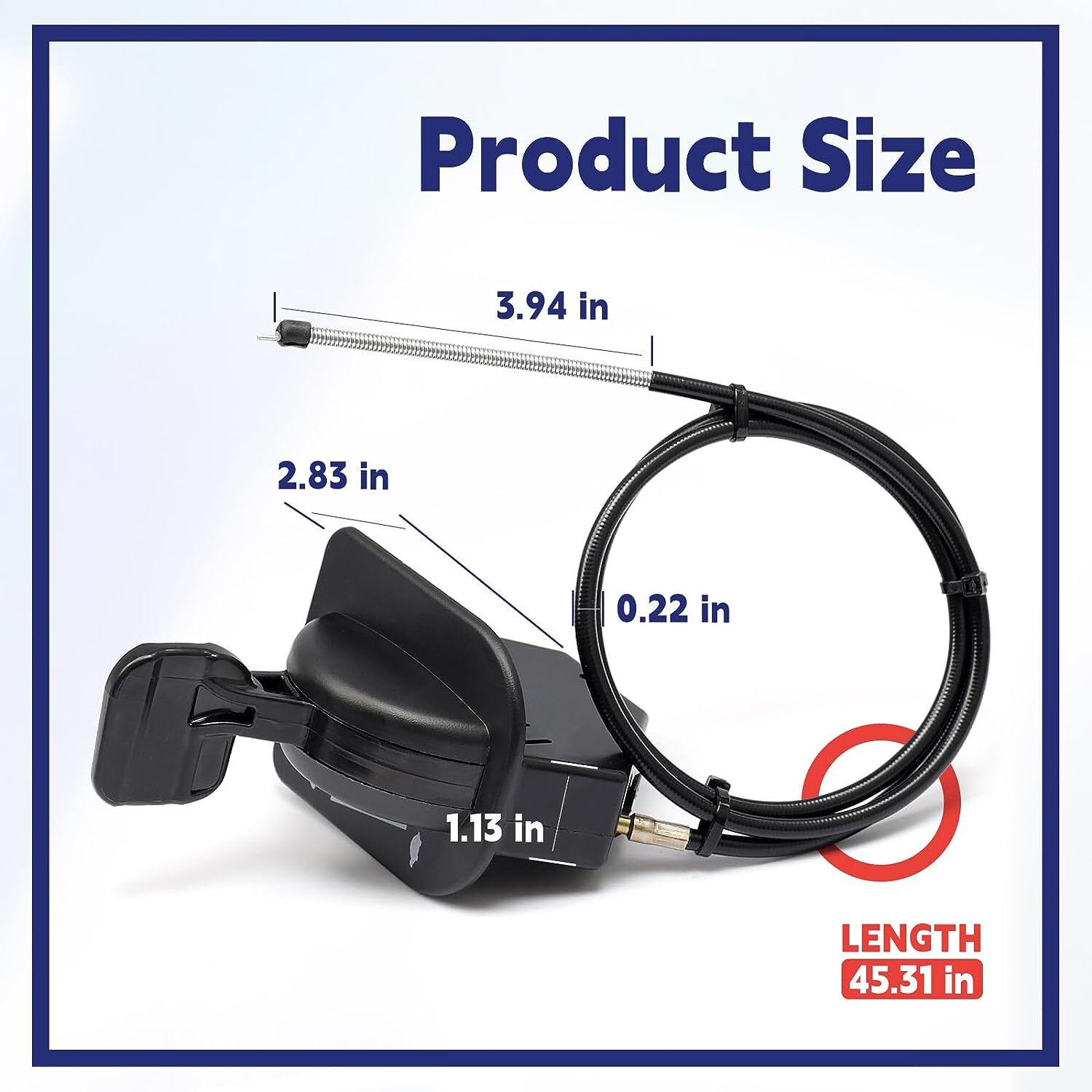 746P06431 Throttle Choke Cable for Cub Cadet Enduro XT1 XT2 SLX54 GX54 ...