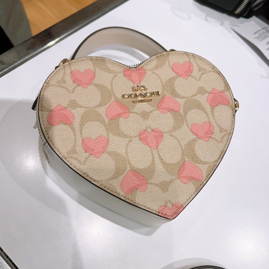 NWT COACH Heart Crossbody Valentine's Day | eBay