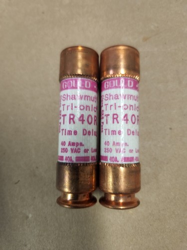 Ferraz Shawmut Gould TR40R Time Delay Fuse 40A 250VAC | eBay