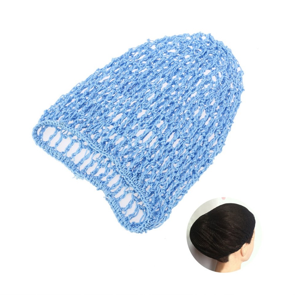 Hair Net Bands Snood Cover Rayon Hair Net for Sleeping Crochet Hairnet ...