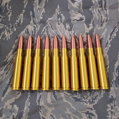10pcs Replica Inert .50 BMG Rounds For Airsoft, Military Displays ...