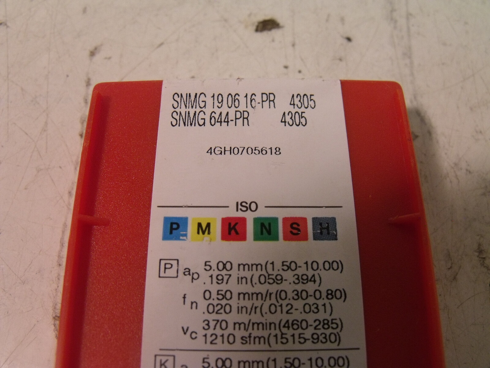 (10) NIB Sandvik Coromant SNMG 644-PR 4305 Carbide Inserts SNMG 19 06 16-PR 4305 | eBay