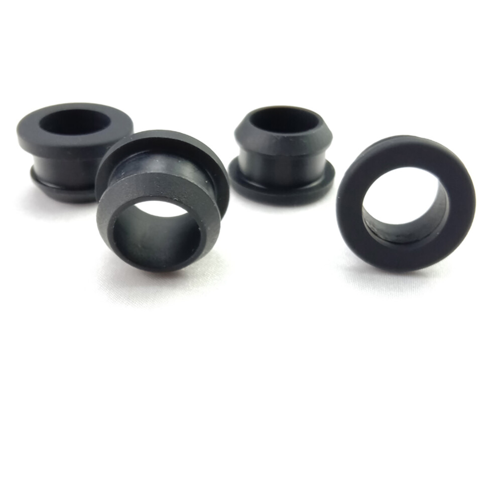 Grommet Snap-On Open Silicone Rubber Hole Plug Bung Wire Cable Protect ...