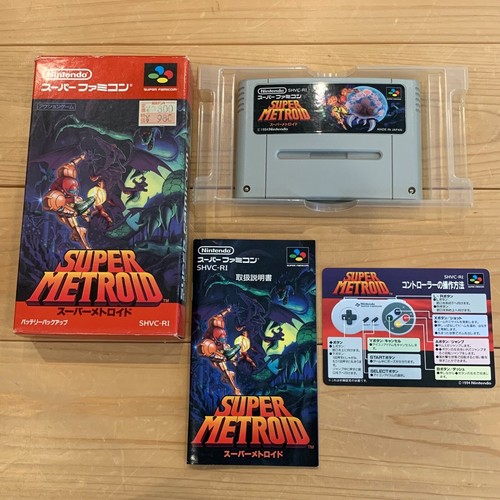 Nintendo Super Famicom Super Metroid Japan SFC Box, Manual Included | eBay