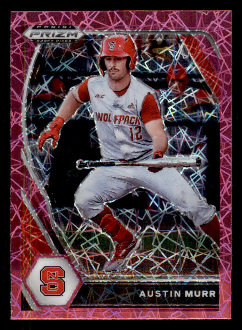 2021 Panini Prizm Draft Picks Prizms Pink Velocity #165 Austin Murr | eBay
