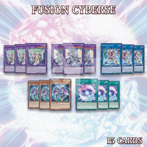 FUSION CYBERSE DECK 15 | Clock Dragon Diplexer Spartoi Playmaker Yusaku ...