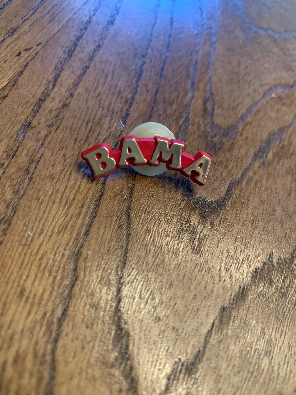 Vintage Plastic Pushback Pin- BAMA- 1" wide- ALABAMA Tide | eBay