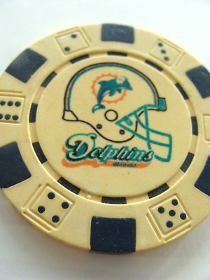 NFL MIAMI DOLPHINS SOUVENIR COLLECTIBLE POKER CHIP GOLF BALL MARKER | eBay
