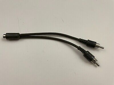 Radio Shack 2 Male To 1 Female RCA Y Splitter Head Component Adapter ...