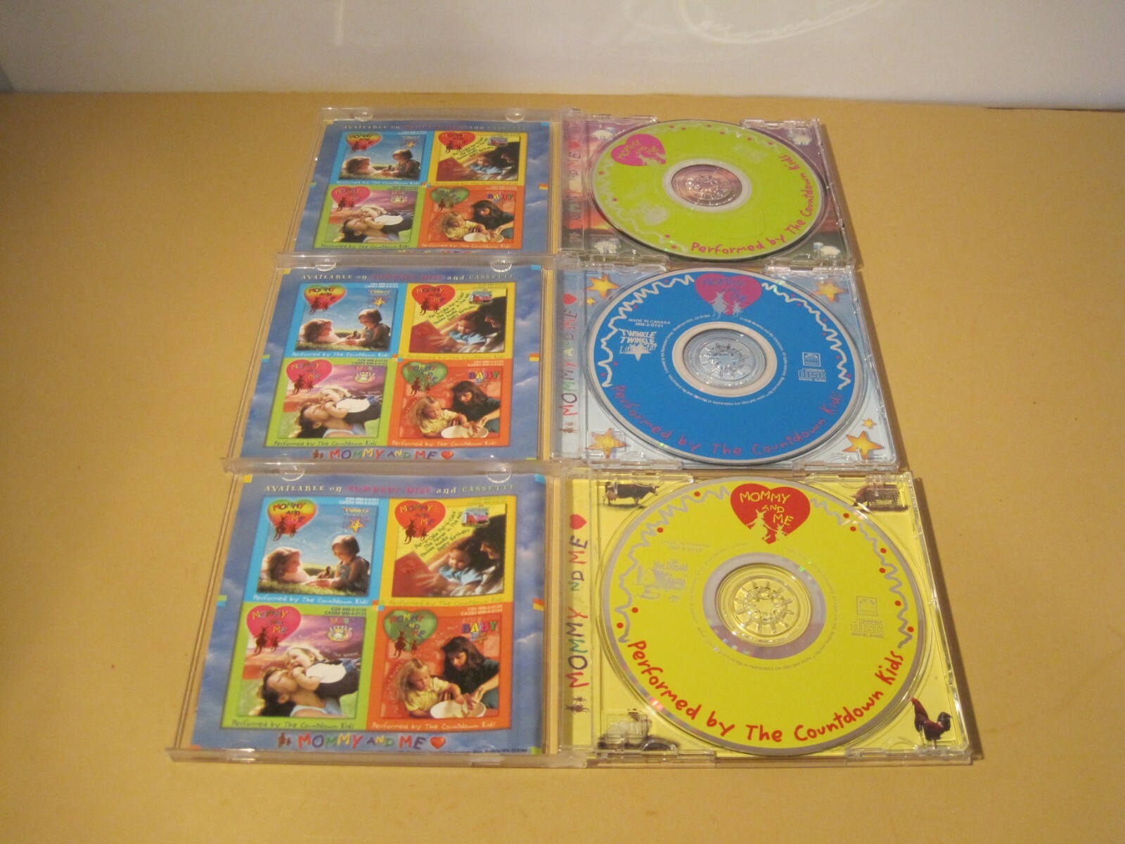 3 - 1998 Madacy Entertainment Group Inc. Mommy and Me Song Learning CDs ...