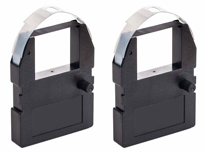 (2 pack) Ribbon cartridge for Pyramid 4000 3700 3500 time clock (4000R ...