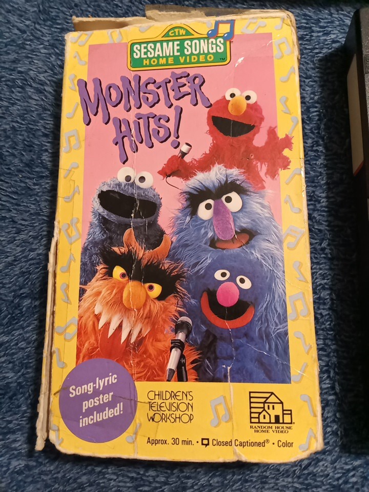 Sesame Songs: Monster Hits! by Random House (VHS 1990) Vintage | eBay