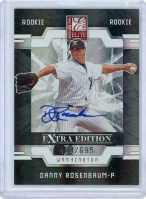 danny rosenbaum 2009 donruss elite extra edition rookie auto 464/695 | eBay
