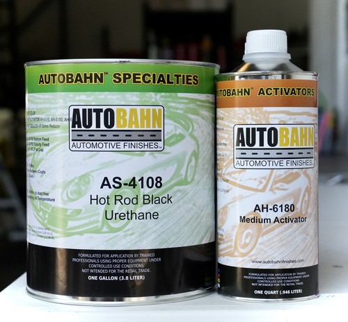 AutoBahn CPS Hot Rod Black Urethane Paint GALLON 4:1:1 Hardener Kit! | eBay