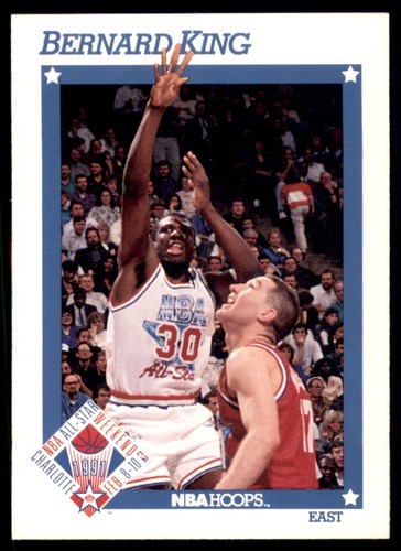 1991-92 Hoops Bernard King Washington Bullets #254 | eBay