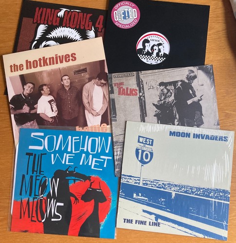 6 VINYL RECORD LOT OF SKA NEAR MINT / MINT MEOW MEOWS THE TALKS KING ...