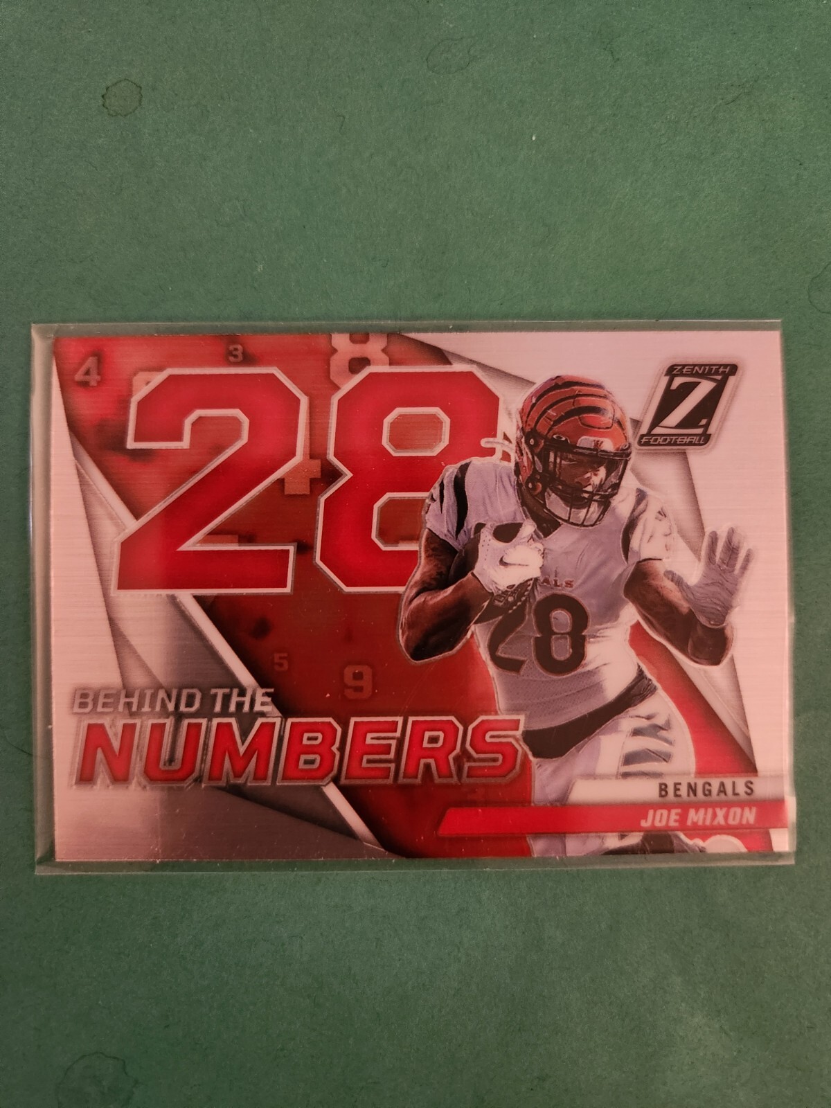 2022 Panini Zenith - Behind the Numbers Joe Mixon #BN-JMI Silver for ...