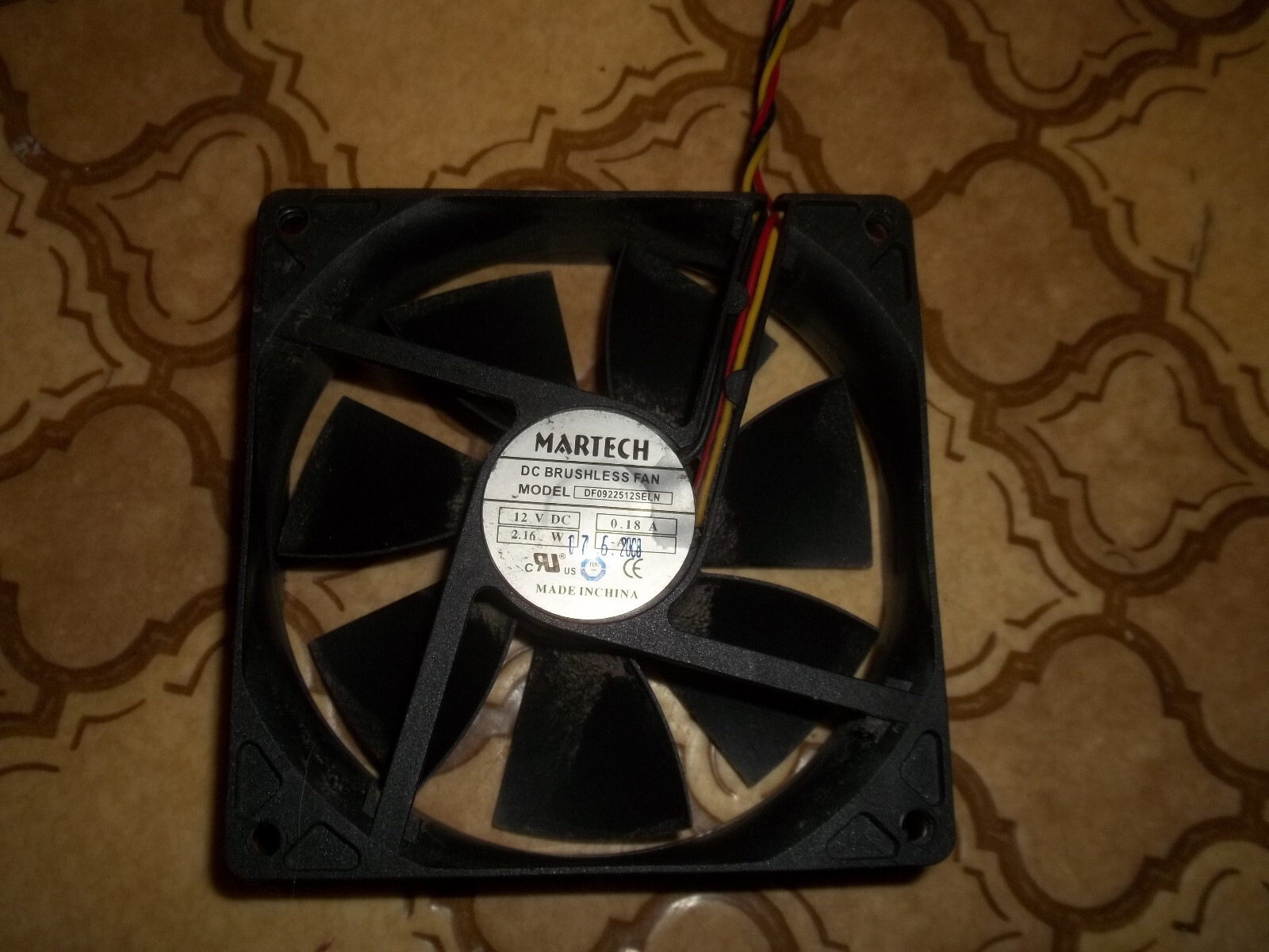 Martech 12v DC Brushless Cooling Case Fan DF0922512SELN for sale online ...