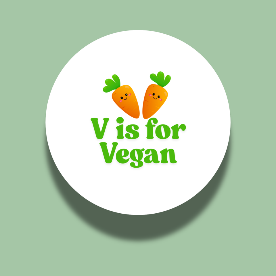Vegan Pin Badges Set | Vegan Button Pins | Animal Rights Activist Pack ...