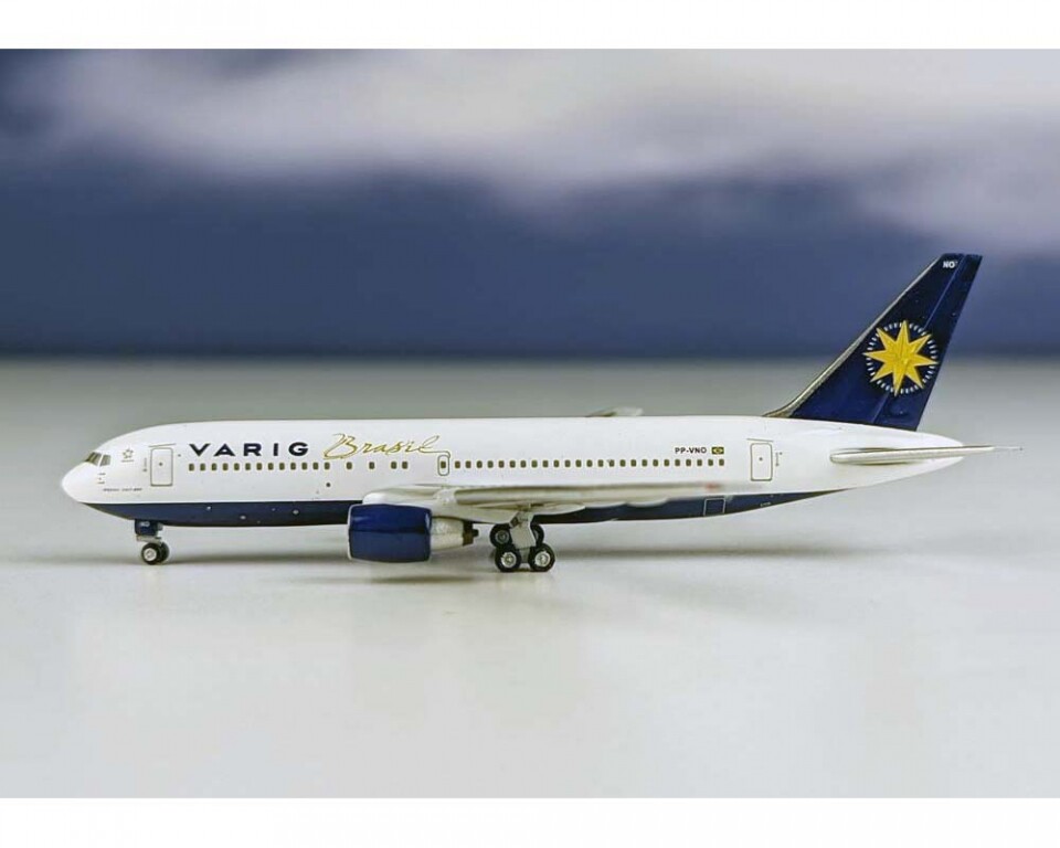 Aeroclassics AC411068 VARIG Brasil Boeing 767-200 PP-VNO Diecast 1/400 ...