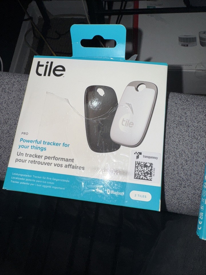 Tile Pro 2 Pack (White & Black) 2022 Bluetooth Tracker Finder - RE ...
