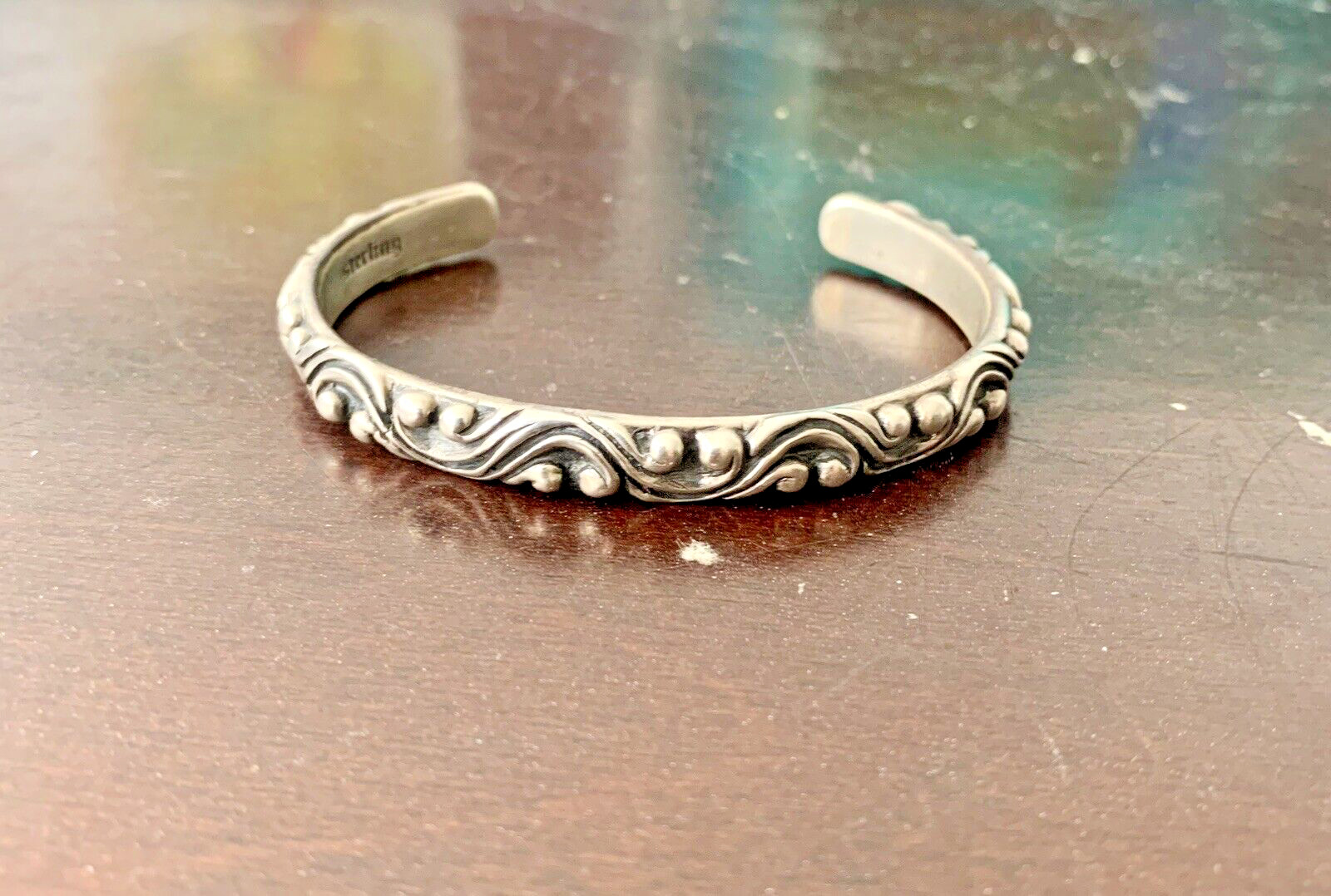 Good Art Hlywd German Scroll Cuff Bracelet - Gem