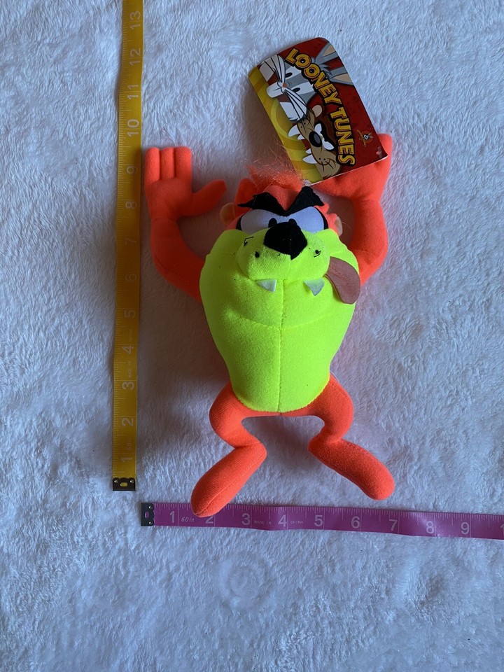 Tasmanian Devil Plush Animal Taz Looney Tunes Small Plushie Toy ...