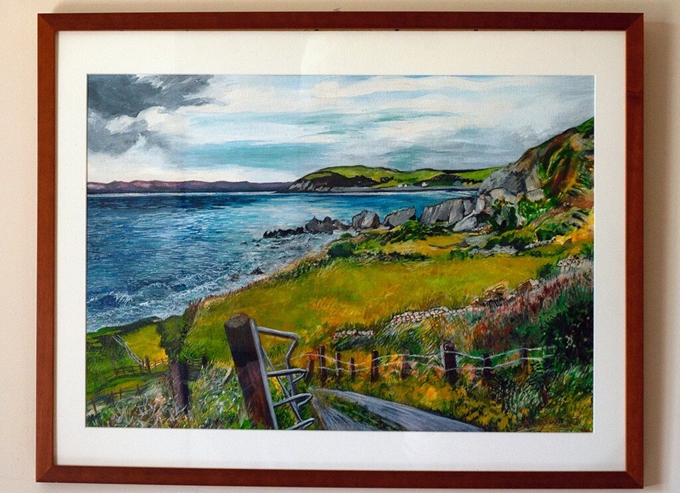 "MOCHRUM": Giclee Print of Watercolor Gouache Painting by L J Zito, 24 ...