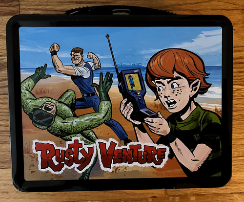 The Venture Bros: Rusty & Jonas Sr Tin Tote Figure Set Lunchbox SDCC ...