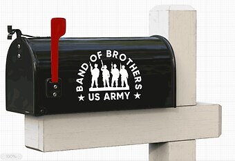 US ARMY MAILBOX LOGO - 2 DECALS USA Military Soldier Sticker Home ...