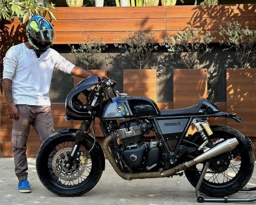 SLIM SIDE PANELS (LH & RH) RED FIT FOR ROYAL ENFIELD INTERCEPTOR & GT ...