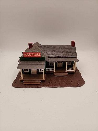 Vintage HO Scale Comercial Building Restaurant Ma's Place Train Layout ...