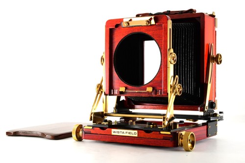 【Almost Unused】 Wista Field 45 DX 4x5 Rose wood Large Format Camera ...